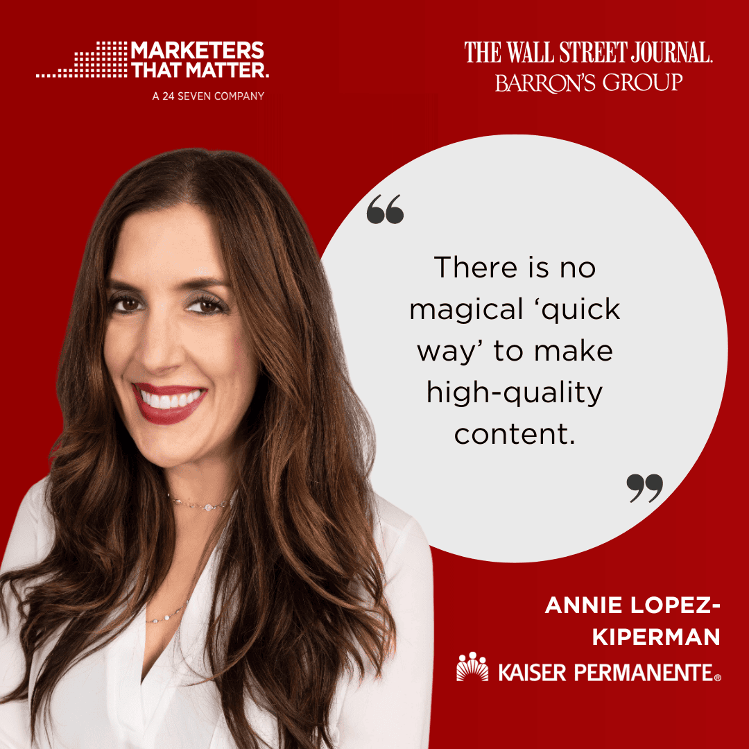 Marketers To Watch | Annie Lopez-Kiperman, Director, Integrated Agency Team, Kaiser Permanente